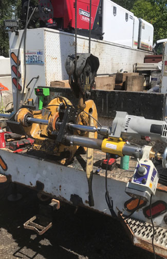 Portable Line Boring Machine Tools for Heavy Equipment Bore Repair